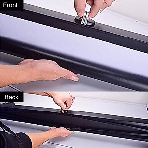 BBSJ 50" Inch 16:9 Portable Projector Screen Floor Standing Fold-Out Roll-Up Tripod Manual, Mobile Movie Screen Home Theater