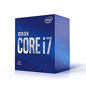 Intel® Core™ i7-10700F Desktop Processor 8 Cores up to 4.8 GHz Without Processor Graphics LGA1200 (Intel® 400 Series chipset) 65W