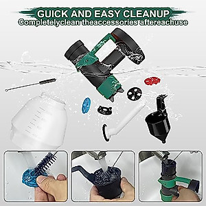 Paint Sprayer, Electric Paint Spray Gun, 700W HVLP Spray Gun with 6 Nozzles & 3 Spray Patterns, Easy to Clean, for Home Interior and Exterior, Painting Projects, Wall, Fence, Furniture, Cabinet