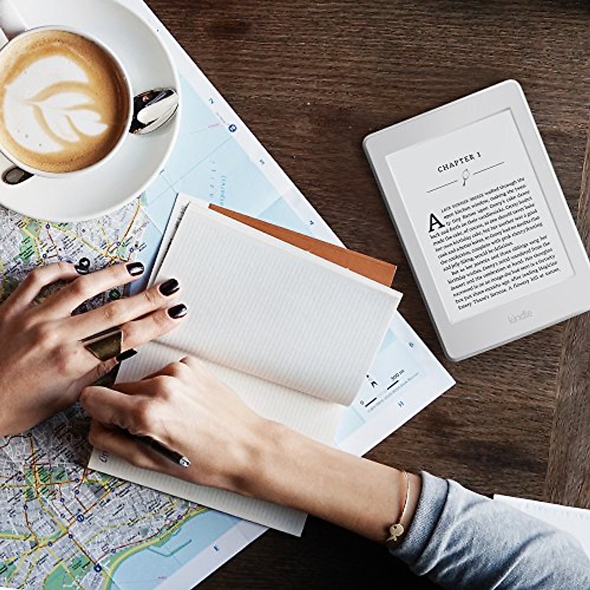 Kindle Paperwhite E-reader (Previous Generation - 2015 release) - White, 6" High-Resolution Display (300 ppi) with Built-in Light, Wi-Fi, Ad-Supported