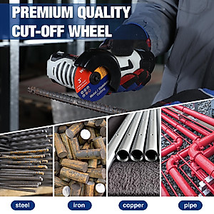 WORKPRO 20-Pack Cut-Off Wheels, 3 X 3/8-inch Metal&Stainless Steel Cutting Wheel, Thin Metal Cutting Disc for Angle Grinder