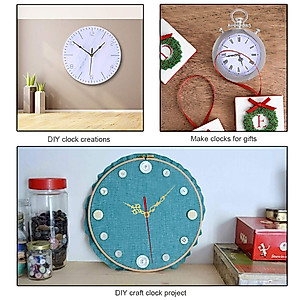 EMOON Clock Movement Mechanism with 3 Pack Clock Hands, Silent Sweep Quartz Clock Motor Kit, for Clock Repair DIY Replacement, Custom Clock