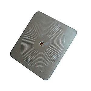 12” Aluminium Plastering Hawk with Cushion Handle Sturdy Plastering Hawk Mud Pan Drywall Tools Lightweight Hawk Tool Hand Plaster Board Plâtrier Drywall Taping and Mudding Tray