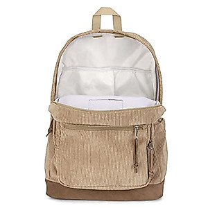 JanSport Right Pack Expressions Backpack - Travel, Work, or Laptop Bookbag - Curry Corduroy