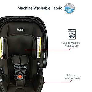 Britax B-Lively and B-Safe Gen2 Travel System, Eclipse Black SafeWash