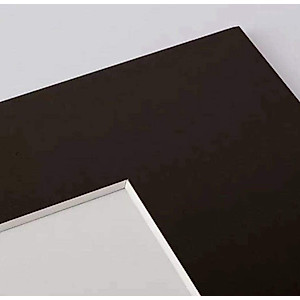skyDrama 8x10 Black Picture Mats with Core Bevel Cut Frame Mattes for 5x7 Pictures- Pack of 10