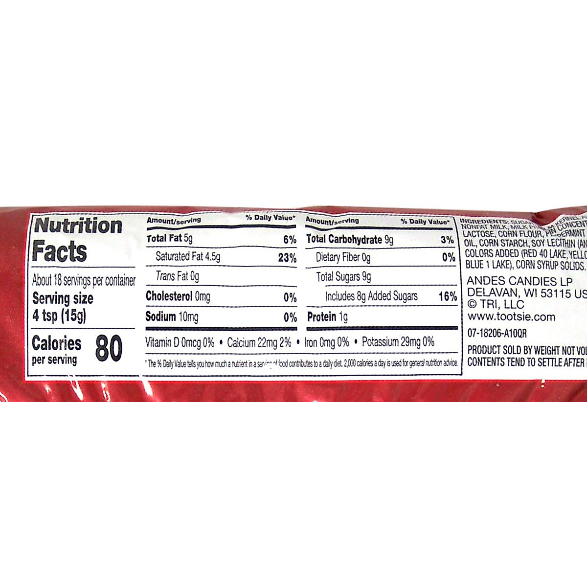 Christmas Chocolate Baking Chips Holiday Mint and Peppermint Crunch Bite Size Chocolates, Assorted Flavor, Pack of 2