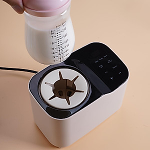 Waterless Baby Bottle Shaker, Baby Milk Warmer Portable 48H Constant Keep Warming for Breastmilk or Formula, Rotary Electric Feeding Mixer Powder, Baby Bottle Dryer with Accurate Temperature Control