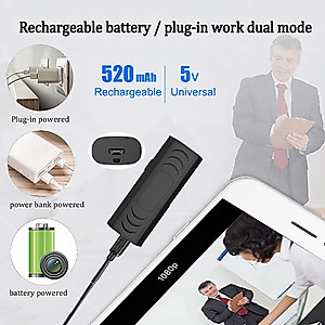 Hidden Security Cameras HUOMU Mini spy cam 1080P HD Wireless WiFi Remote View Tiny Home Surveillance Cameras Indoor Outdoor Video Recorder Smart Motion Detection