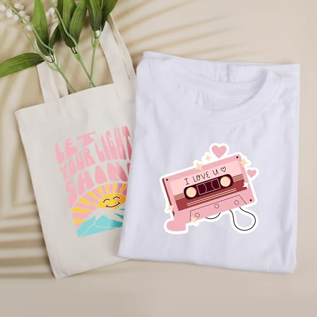 Gatichetta Heat Transfer Vinyl Roll, Baby Pink Iron on HTV 12" x 6FT, Pastel Smooth PU HTV for T-Shirts, Fabris, DIY Designs, Compatiable with Heat Press Machines, Light Pink