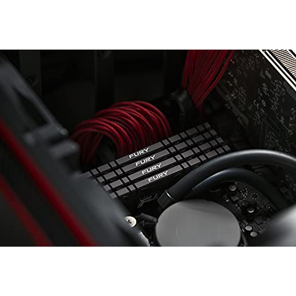 Kingston FURY Renegade 128GB (4x32GB) 3200MT/s DDR4 CL16 Desktop Memory Kit of 4 | Intel XMP | AMD Ryzen | Low Latency | KF432C16RBK4/128
