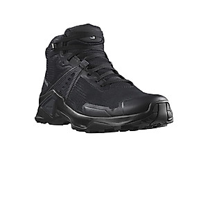 Salomon Men's X Raise 2 Mid GTX Climbing Shoe, Black/Black/Ebony, 8.5