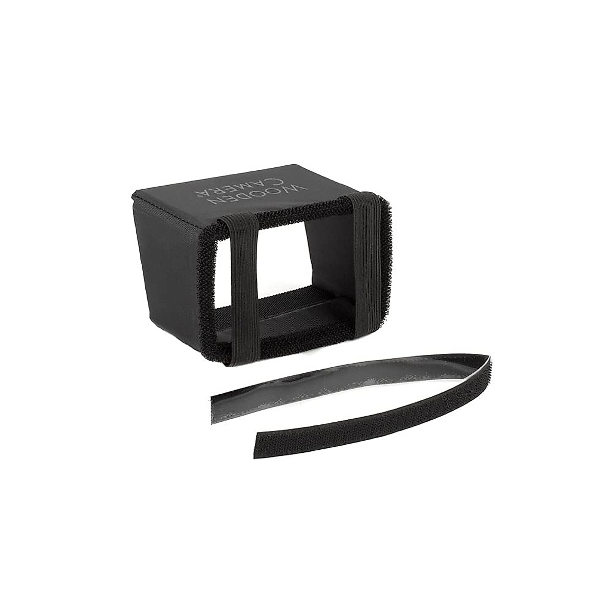 Wooden Camera LCD Sun Shade for Monitors 4 to 5-Inches, Monitor Hood with All-Sides Coverage and Flexible Bottom for Easy Access
