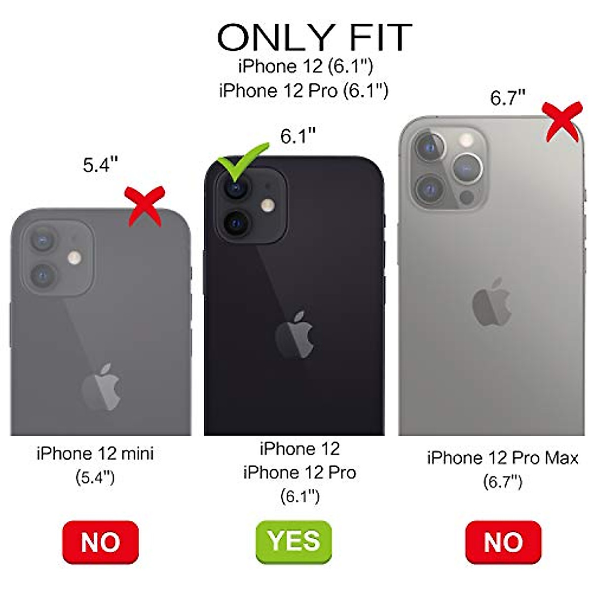 BENTOBEN Compatible with iPhone 12 Case and iPhone 12 Pro Case, Slim Fit Glow in The Dark Soft Flexible Bumper Protective Non-Slip Cases Cover for Apple iPhone 12/12 Pro 6.1" 5G (2020), Nebula/Galaxy