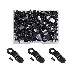 100 Pcs Metal Frame Fasteners Set Picture Frame Turn Button Frame Hardware Backing Clips Photo Hanging Button Fastener Drawing Picture Hanger