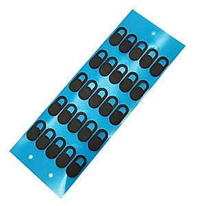 Caczmarek 6pcs Oval Mobile Phone Camera Cover Sticker Webcam Protective Cover Laptop Camera Protective Cover Anti-dust Sliding Cover
