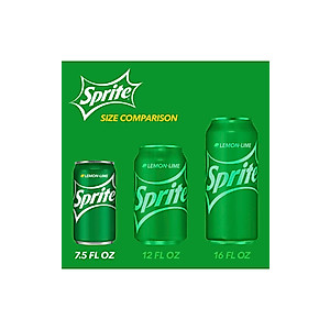 Sprite Mini-Cans, 7.5 fl oz (Pack of 24) by Sprite