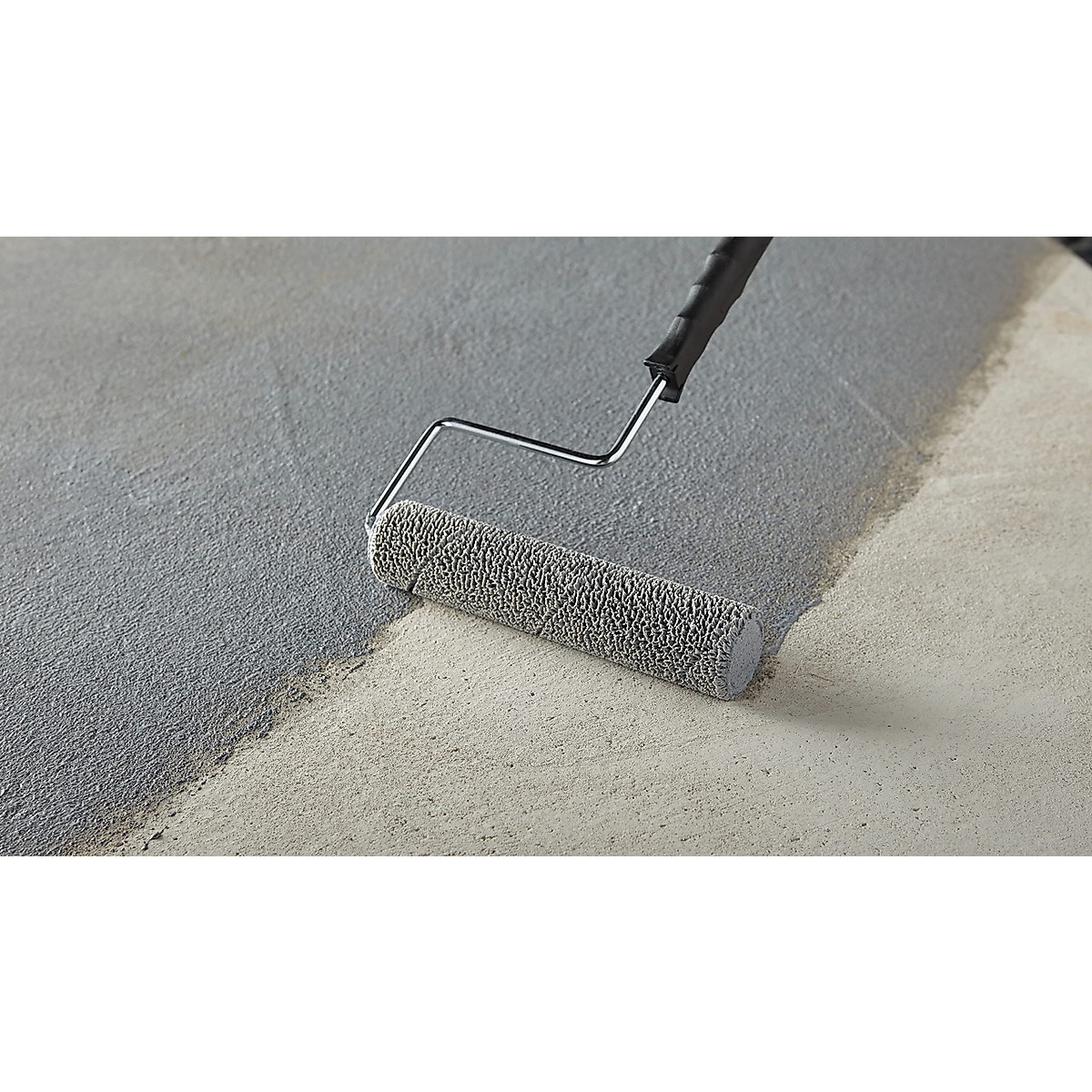 KILZ 1-Part Epoxy Acrylic Concrete and Garage Floor Paint, Interior/Exterior, Satin, Slate Gray, 1 Gallon