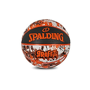 Spalding Graffiti Match NBA Adult Basketball Ball Orange Official Full Size 7