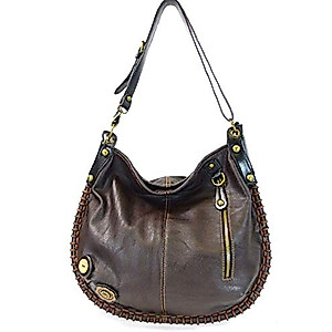 Chala Purse Handbag Hobo Cross Body Convertible Chocolate Guitar Bag