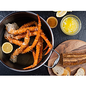 HexClad Hybrid Nonstick 10-Quart Stockpot with Tempered Glass Lid, Dishwasher Safe, Induction Ready, Compatible with All Cooktops