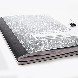 BAZIC PRODUCTS C/R 100 Ct. Black Marble Composition Book (Case of 48)