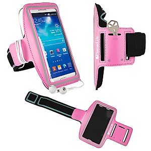 Apple iPhone 6 (A1549, A1586) Sports Workout Exercise Running Armband Fits Big, Small Arms (10 inch to 15 inch Strap)