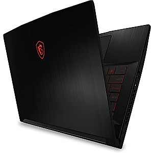 MSI GV15 15.6 Inch 144Hz Gaming Laptop, Intel Core i5-11400H, NVIDIA GeForce GTX 1650, 16GB RAM, 512GB SSD, Wi-Fi 6, Win 11, Bundle with JAWFOAL