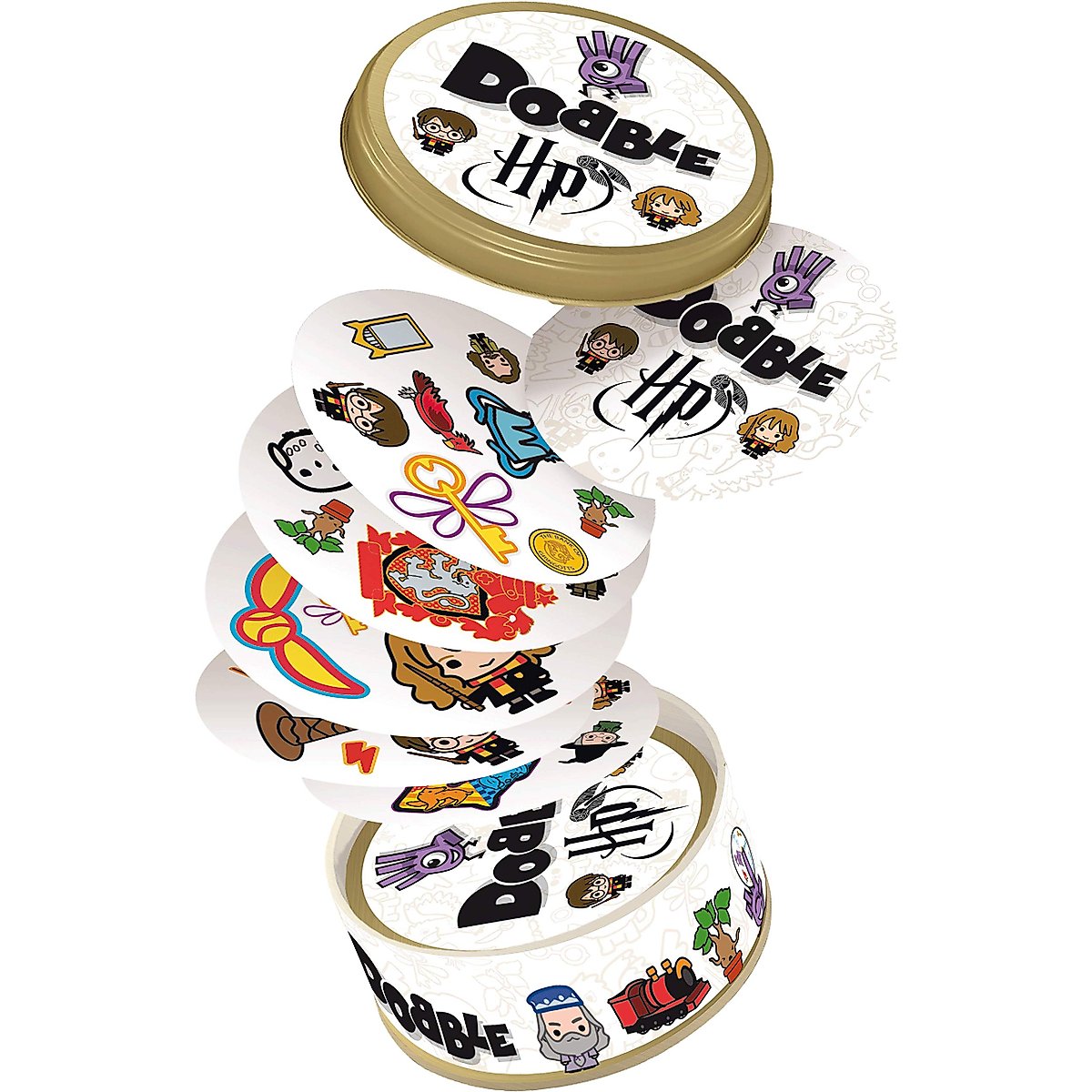 Asmodee | Harry Potter Dobble | Card Game | Ages 6+ | 2-8 Players | 15 Minutes Playing Time