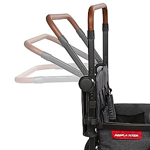 Radio Flyer Voya Stroller Wagon, 4 Seater Wagon Stroller for Kids with Low Sides, Baby Stroller Wagon, Quad Stroller