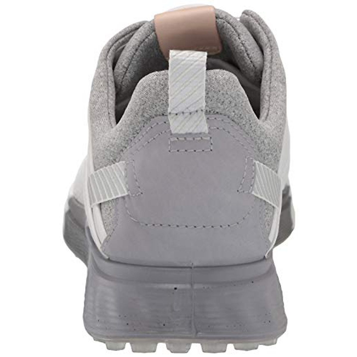 ECCO Women's S-Three BOA Gore-TEX Waterproof Hybrid Golf Shoe, White/Silver Grey, 7-7. 5