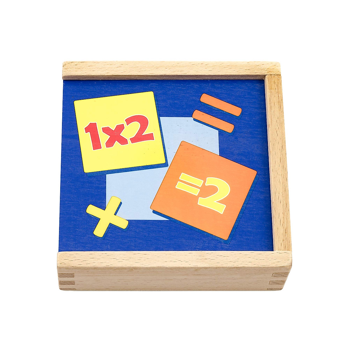 Ignite Inspire Improve Matching Game for 3 to 6 Year olds Memory Game for Boys and Girls Non Toxic Wooden Educational Toy for Toddlers Preschool Games 3-6 Age (Multiplication)