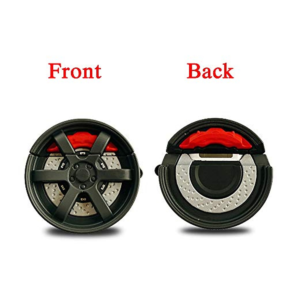 Case Cover for Apple AriPods Pro, AriPods Car Wheel Case Compatible with Apple AriPods 1 Earbuds Accessories for Apple AriPods 2 (AirPods Pro,Red)