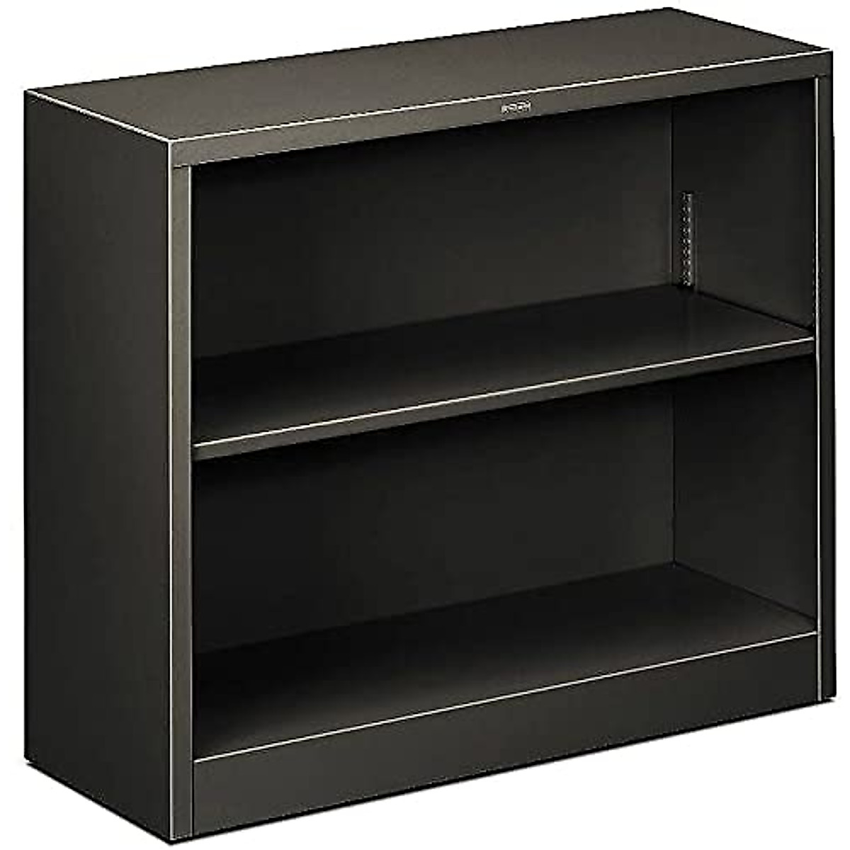Hon S30ABCS Metal Bookcase, Two-Shelf, 34-1/2w x 12-5/8d x 29h, Charcoal