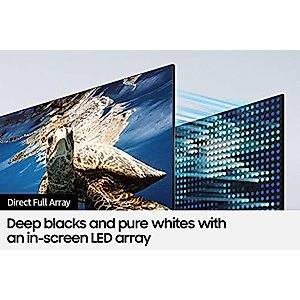 SAMSUNG 50-Inch Class QLED Q80B Series - 4K UHD Direct Full Array Quantum HDR 8X Smart TV with Alexa Built-in (QN50Q80BAFXZA, 2022 Model)