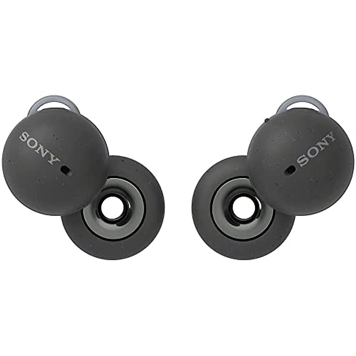 Sony WFL900/H LinkBuds Truly Wireless Earbuds Headphones w/Alexa Built-in (Gray) Bundle with Tech Smart USA Audio Entertainment Essentials Bundle and 1 YR CPS Enhanced Protection Pack