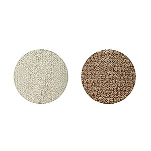 Eurow Beauty Cleaning and Cleansing Exfoliating Bamboo Bath Sponge, 3 Pack