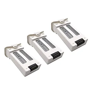 High-Performance Battery Backup 3.7V 1000mAh Lithium Battery for SJRC S20W T25 Four-axis Drone Spare Parts Remote Control Aircraft Rechargeable Battery-3PCS (Color : 3pcs)