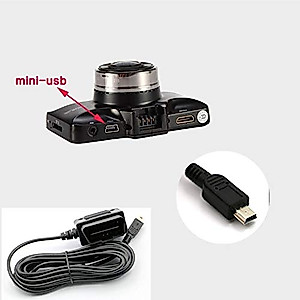 REARMASTER Universal OBD Power Cable for Dash Camera,24 Hours Surveillance/Acc Mode with Switch Button(Mini USB Port)