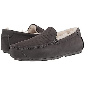 Koolaburra by UGG Men's Tipton Emboss Slipper, Stone Grey, 9