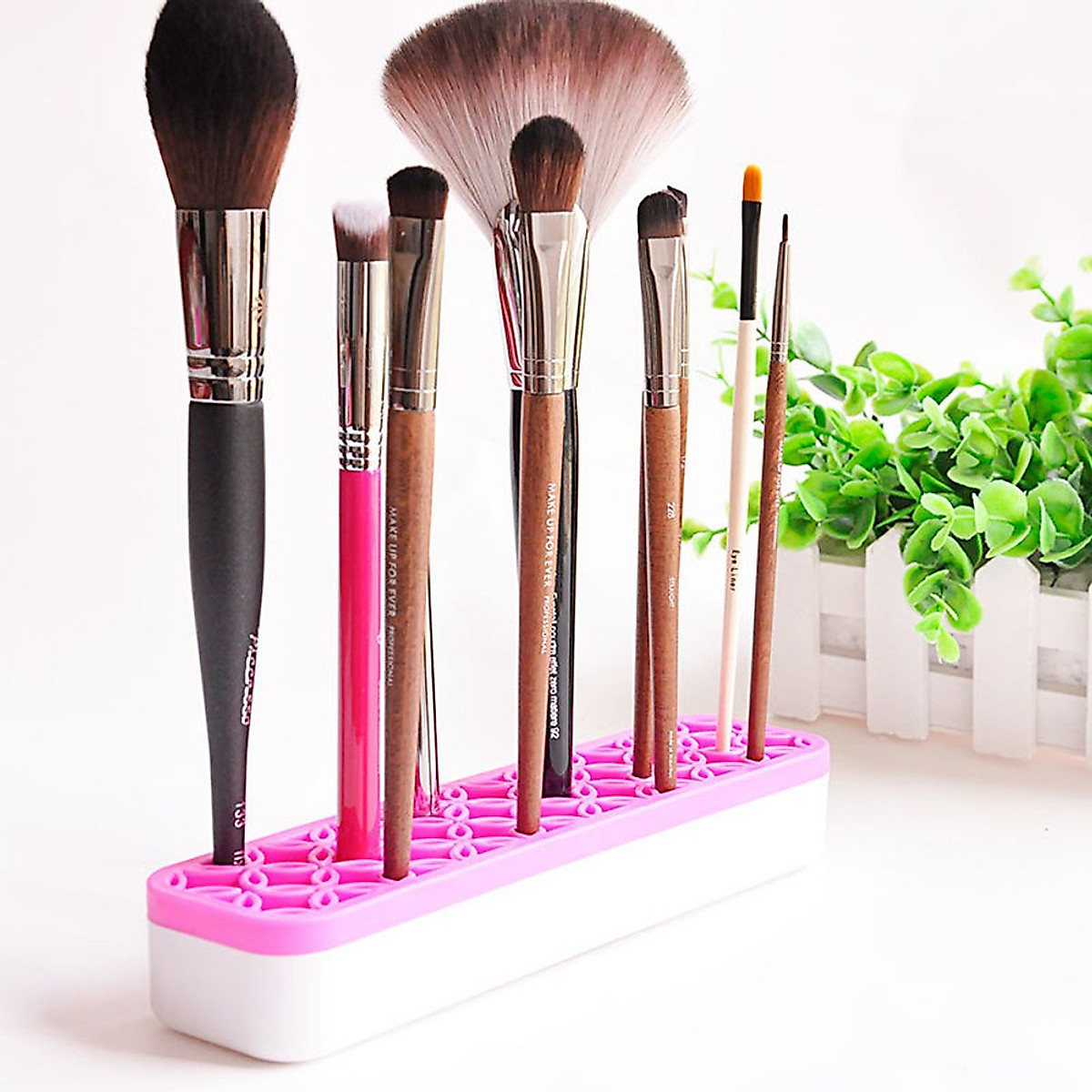 Anddyam Desktop Organizers ,Cosmetic Storage Box& Desktop Storage Box Pink