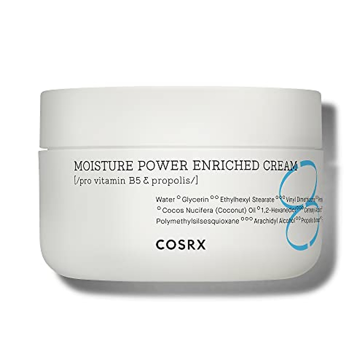 COSRX Rich Face Moisturizer for Day & Night with Pro Vitamin B5 (D Panthenol), Hydrium Moisture Power Enriched Cream, 50ml / 1.69 fl.oz | Propolis Extract, Ceramide, Hyaluronic Acid | Long Lasting Hydration for Dry, Sensitive Skin | Not Tested on Animals,