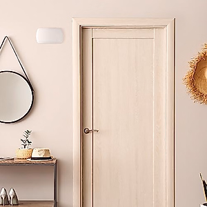 Newhouse Hardware CHM24V White 24-Volt Wired Doorbell Chime | Electrical Door Bell for Homes | Hard-Wired Door Chimes with Front Door Ding-Dong and Rear Tone | Home Improvement Electrical Equipment