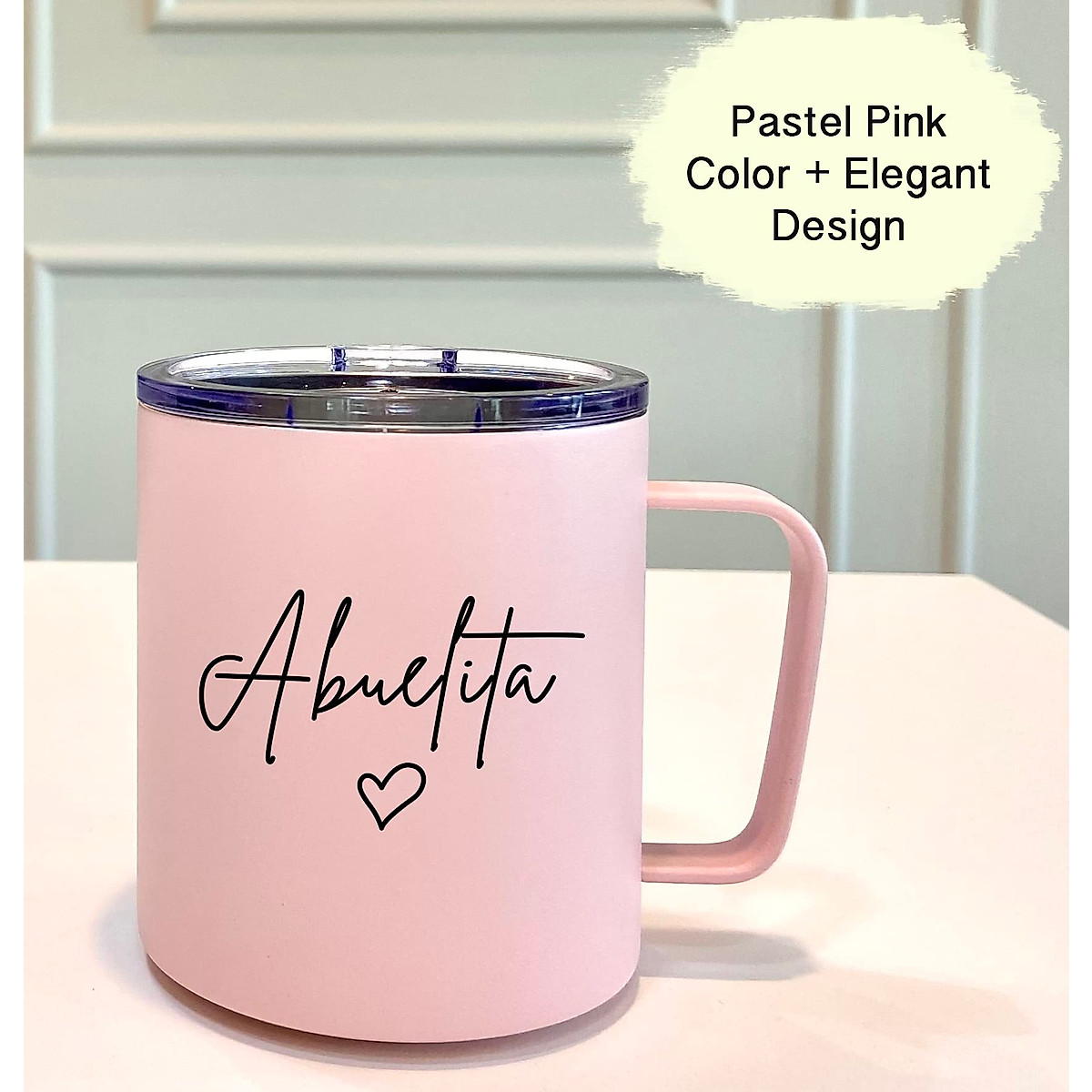 VIOLET & GALE Abuelita Gifts for Grandma - 12oz Coffee Mug Tumbler Cup - Abuela Gifts in Spanish - Regalos Para Abuelas