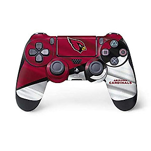 Skinit Decal Gaming Skin Compatible with PS4 Controller - Officially Licensed NFL Arizona Cardinals Design