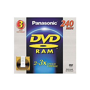 Panasonic LM-AD240LU3 3 Pack - DVD-Ram Disc