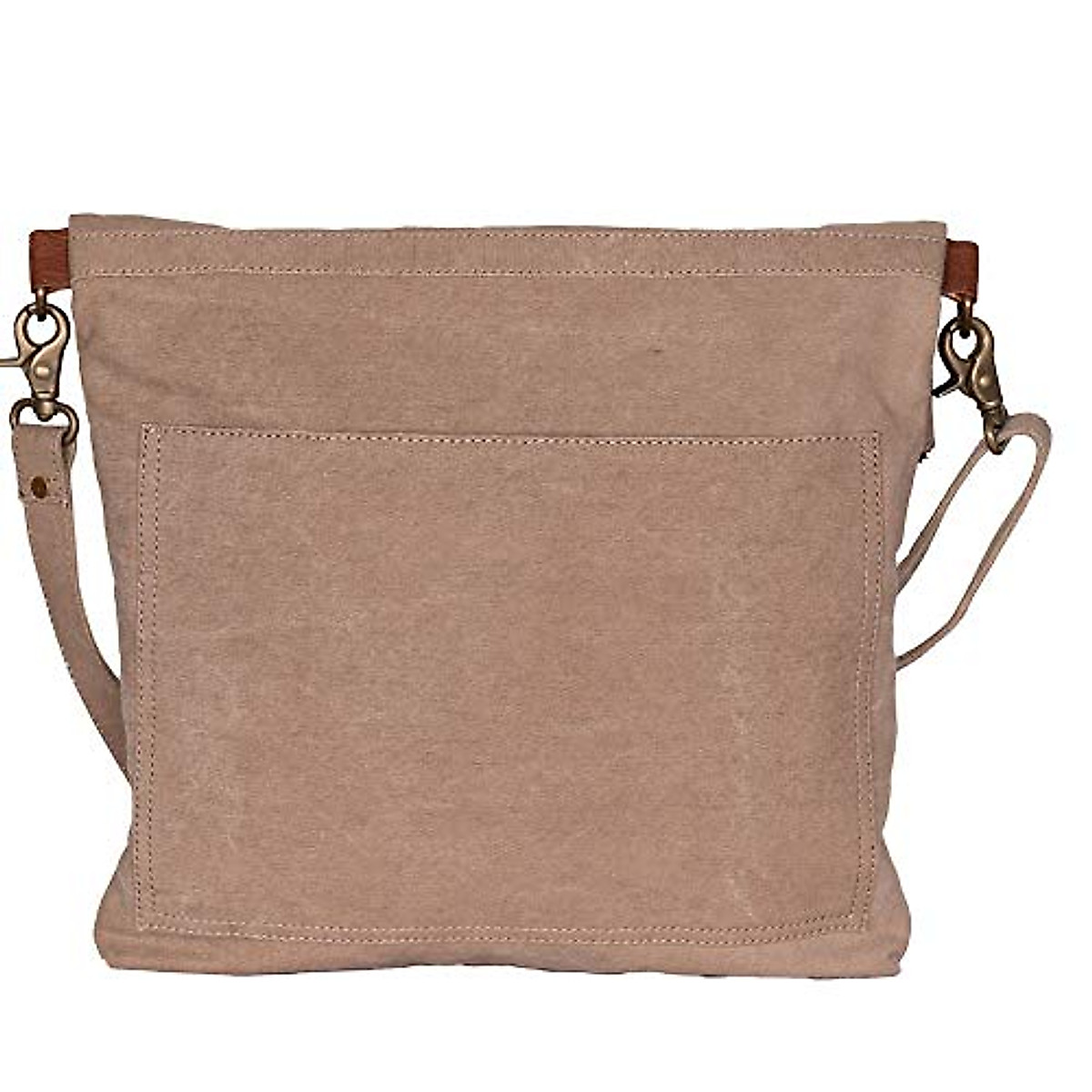 Mona B Luna Upcycled Recycled Durrie Vegan Tote Handbag with RFID Blocking