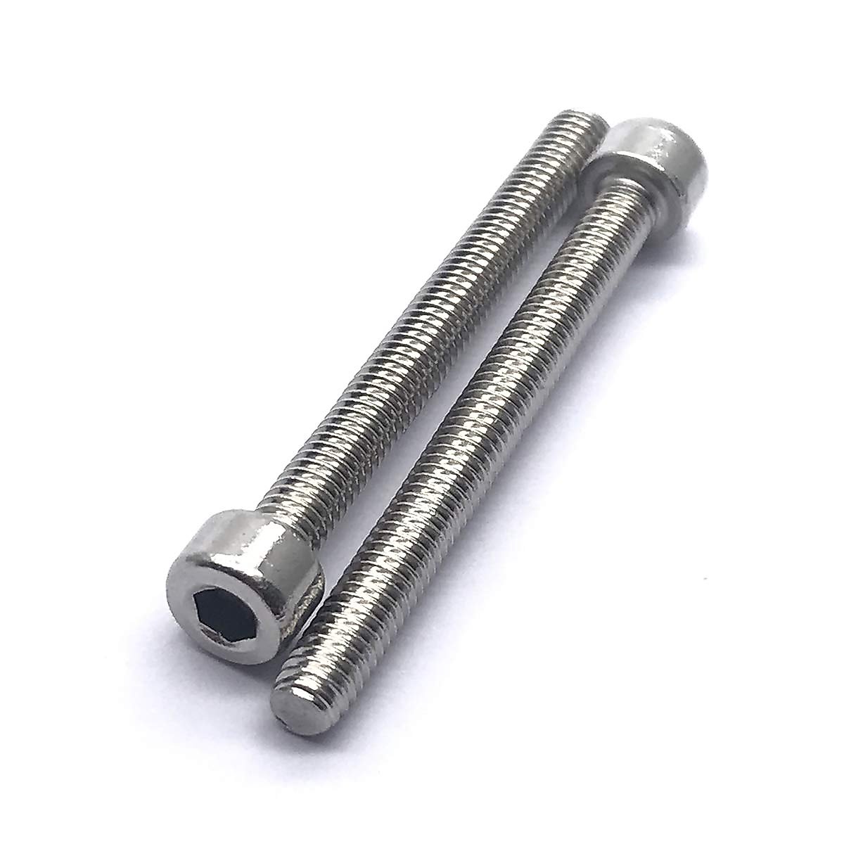 NGe M3 X40MM Stainless Steel Socket Head Cap Screw, Allen Socket Drive,Full Thread,Machine Thread for Full Thread, Shiny Surface, Machine Thread(M3x40MM,50Pcs,Silver)