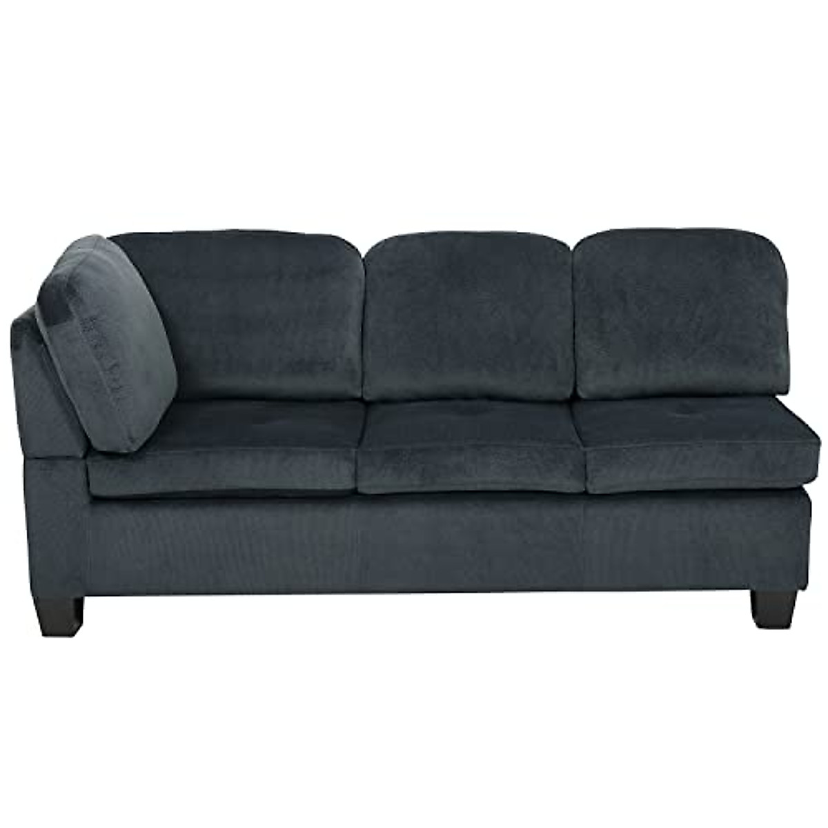 Christopher Knight Home Canterbury Fabric Sectional Set, Charcoal