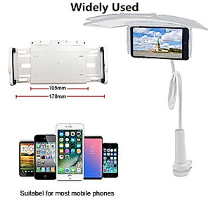 12'' Phone Screen Magnifier,Phone Screen Amplifier Enlarger for Movies, Videos, and Gaming Compatible with All Smartphones(White)